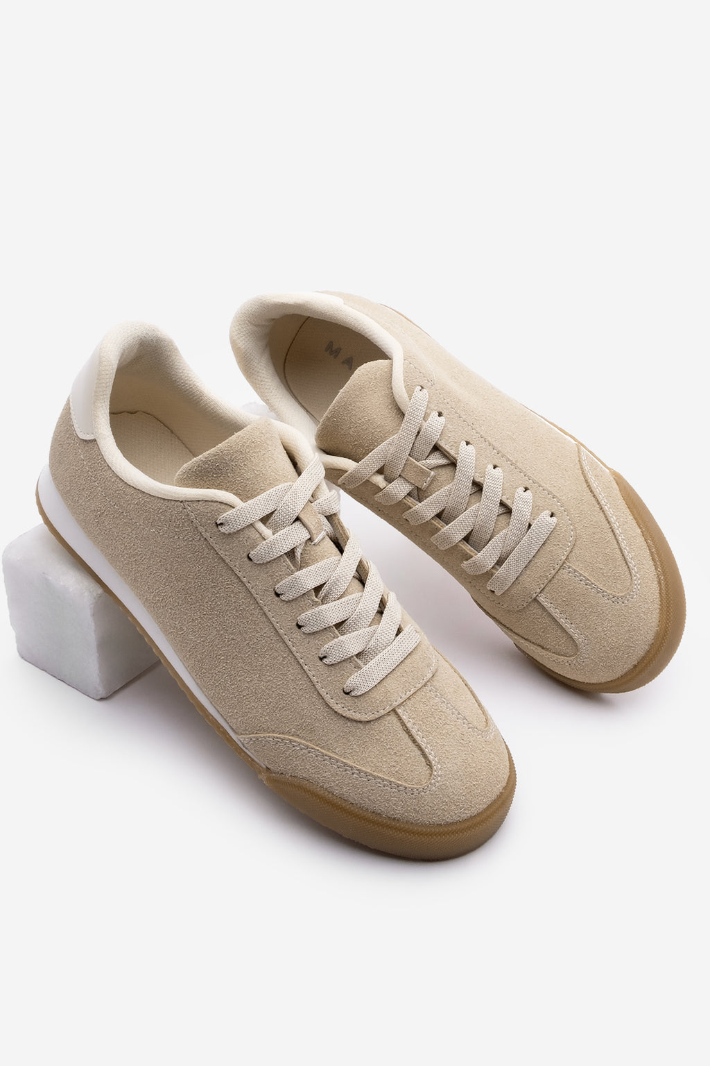 Kadın Sneaker Spor Ayakkabı Cerile Bej | Marjin