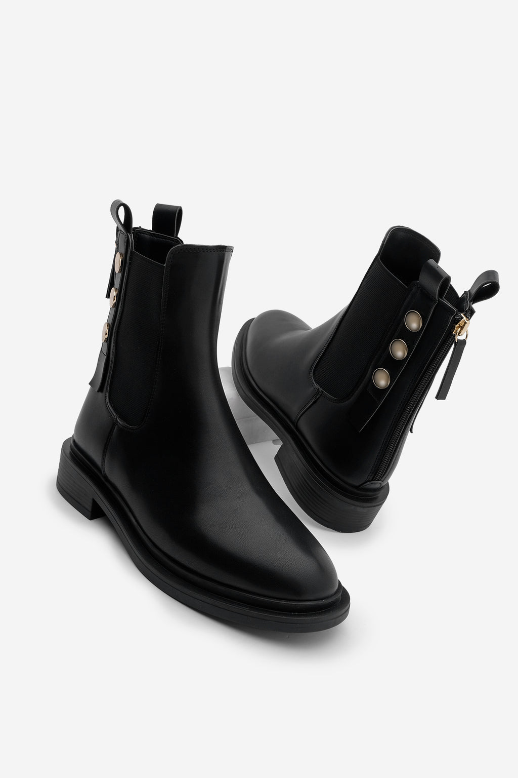 Kadın Günlük Bot Valone - Siyah – Marjin