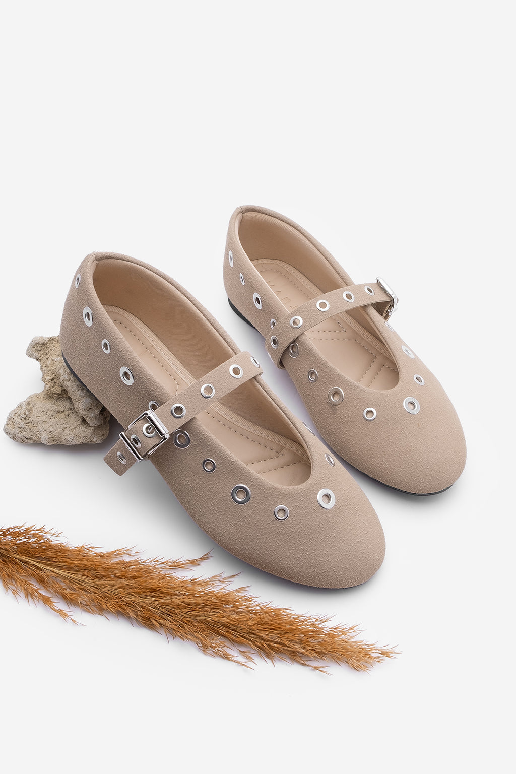 Kadın Troklu Babet Taren Bej | Marjin