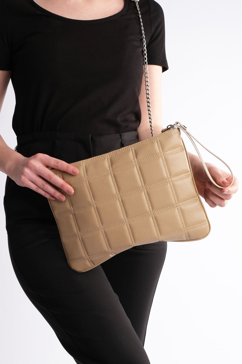 Kadın Portföy&Clutch Çanta Fora Bej I Marjin