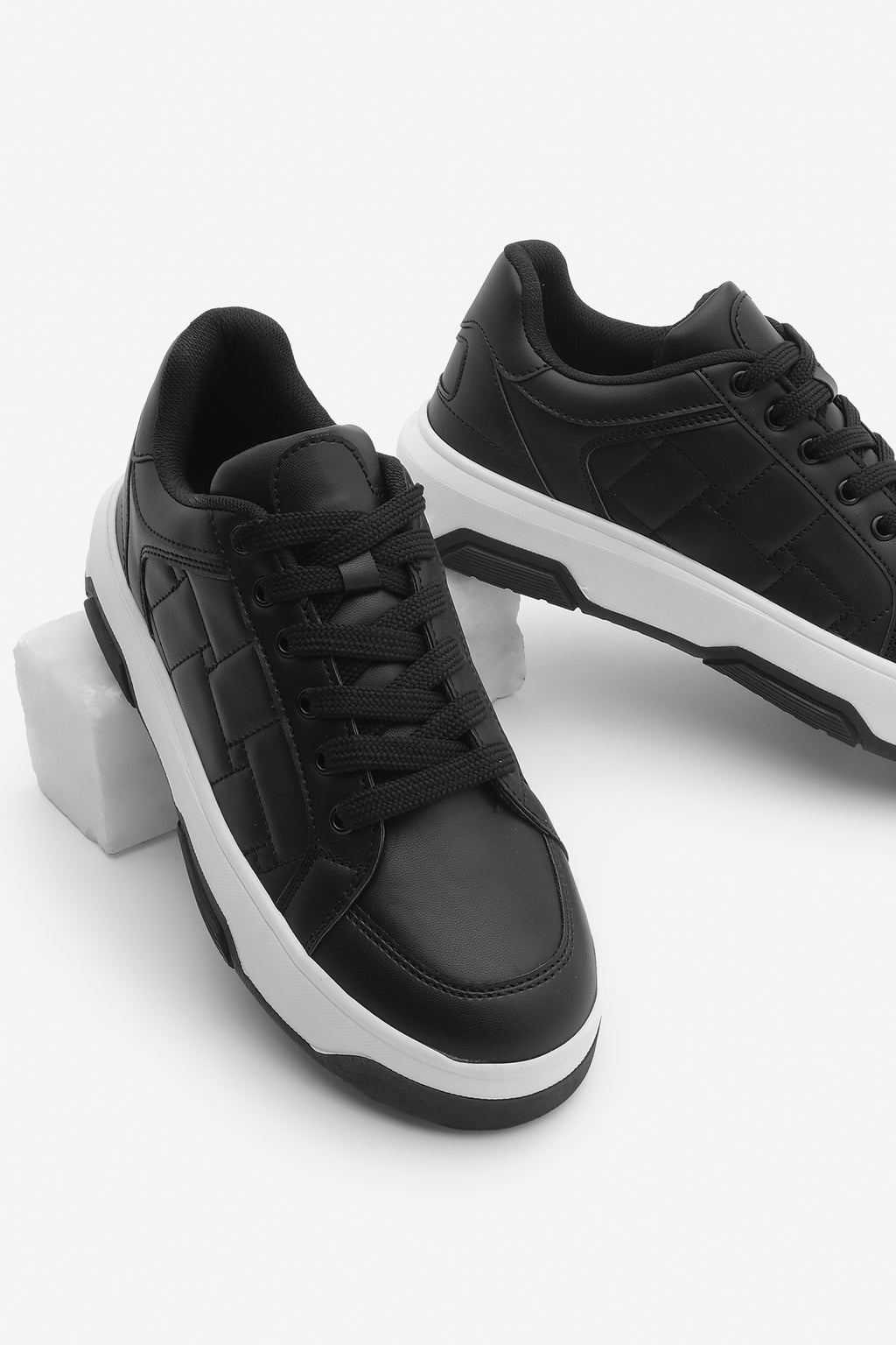 Kadın Sneaker Spor Ayakkabı Betiva Siyah | Marjin